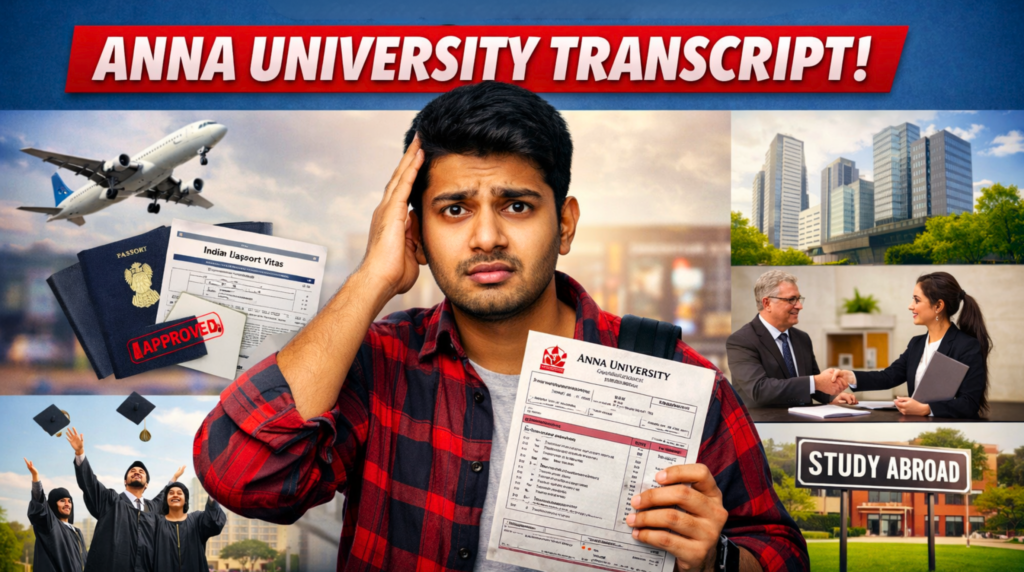 Anna University Transcript: Urgent Situations, Uses & Application Guide